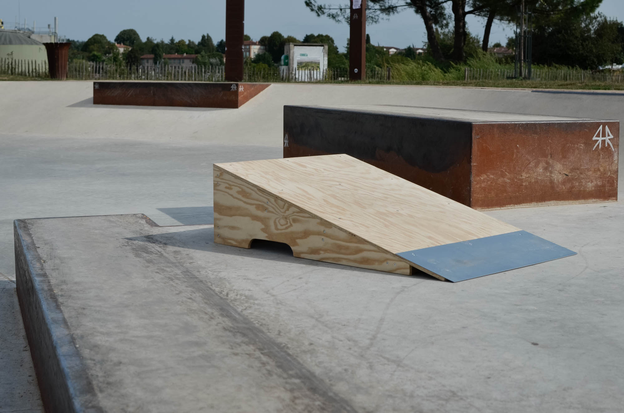 Kicker / tremplin, skate, trottinette, bmx et roller version plan incliné